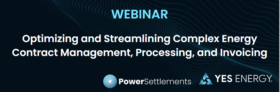 Webinars | Yes Energy